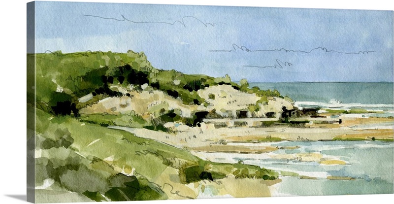 Coastal Sketch I | Great Big Canvas