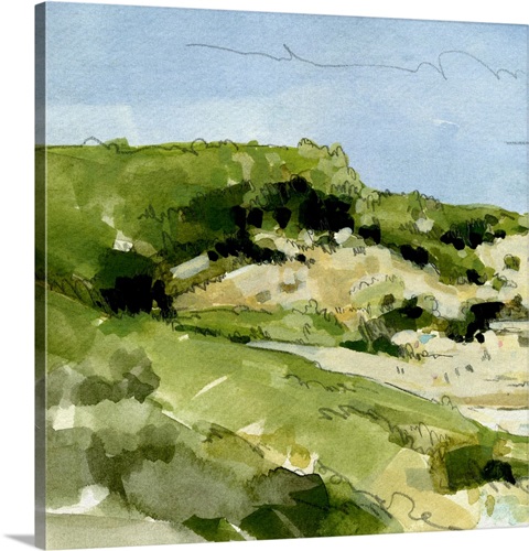 Coastal Sketch III Wall Art, Canvas Prints, Framed Prints, Wall Peels ...