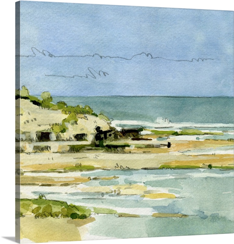 Coastal Sketch IV | Great Big Canvas