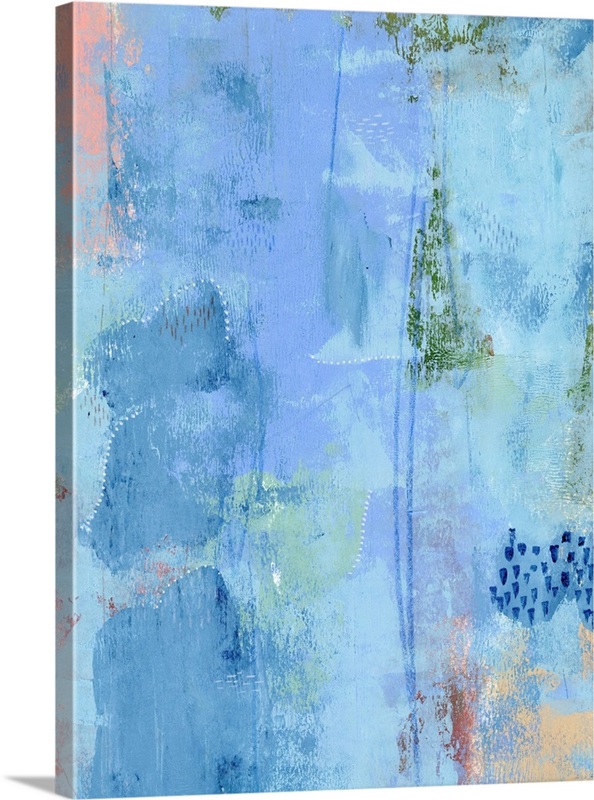 Colored Bleu III | Great Big Canvas