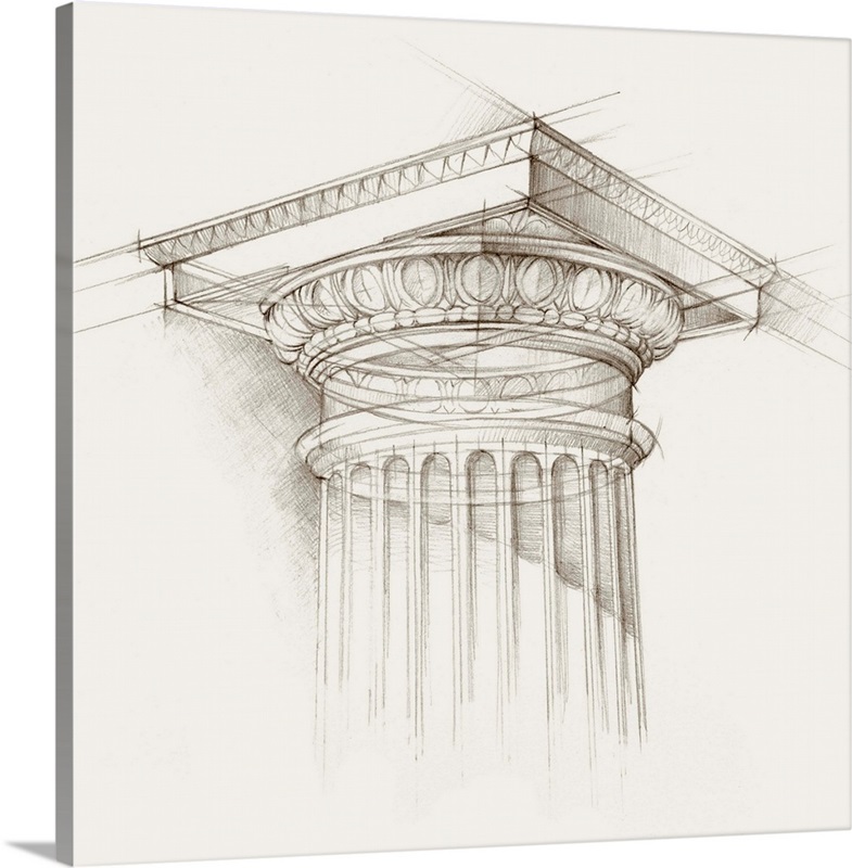 Column Schematic I | Great Big Canvas