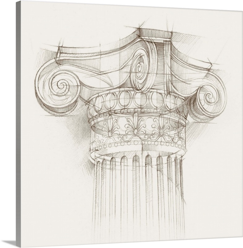 Column Schematic II | Great Big Canvas