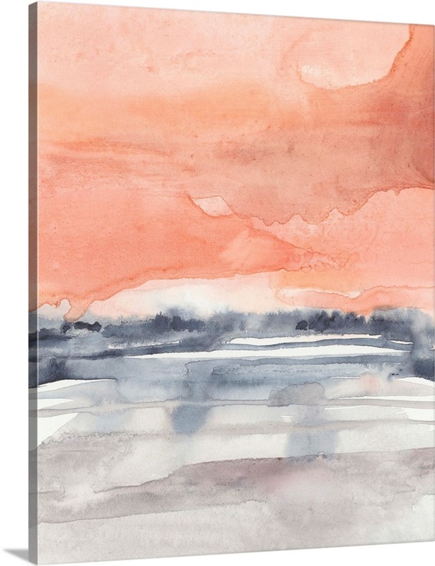 Coral Sky I | Great Big Canvas