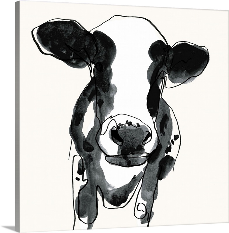 Cow Contour II | Great Big Canvas