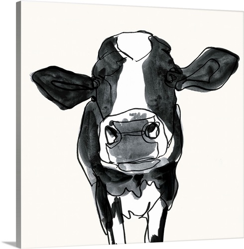 Cow Contour III | Great Big Canvas
