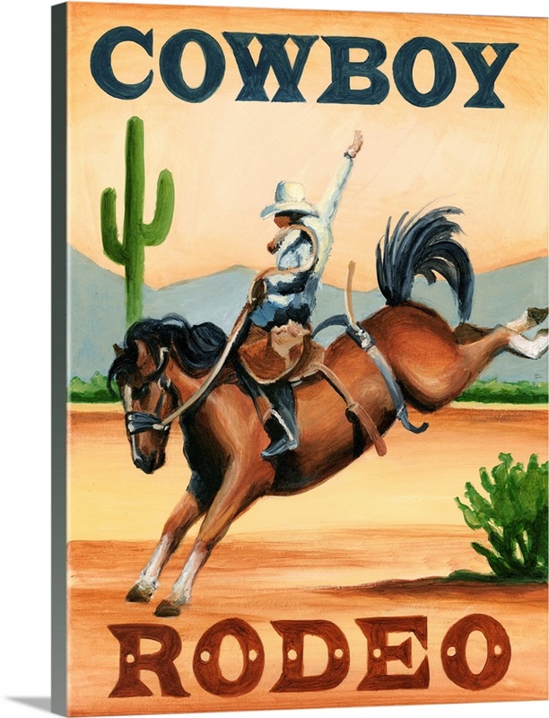 Cowboy Rodeo | Great Big Canvas