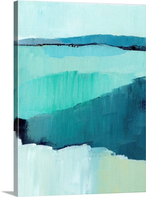 Cyan Reflections II | Great Big Canvas