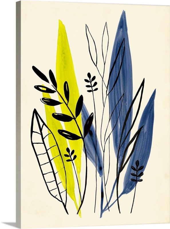 Dancing Leaf Collage II | Great Big Canvas