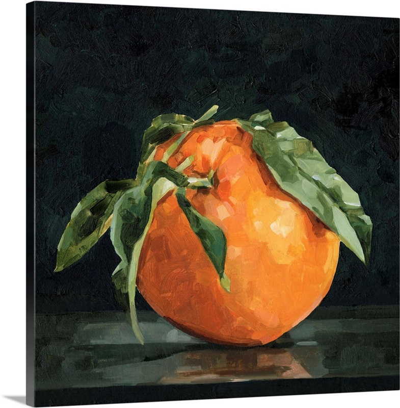 Dark Orange Still Life II | Great Big Canvas