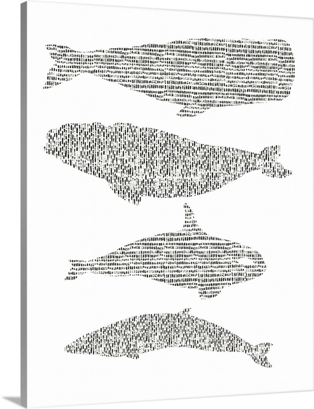 Dashed Whale Chart I | Great Big Canvas