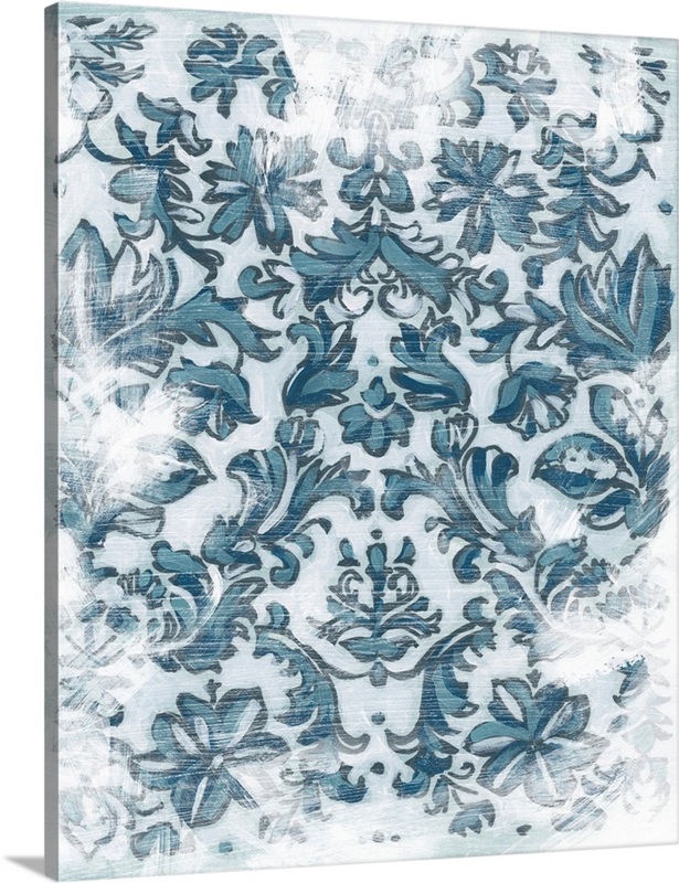 Denim Damask II | Great Big Canvas