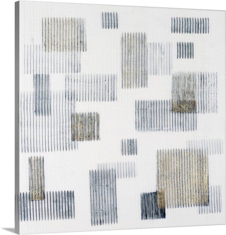 Embellished Shadow Squares II | Great Big Canvas