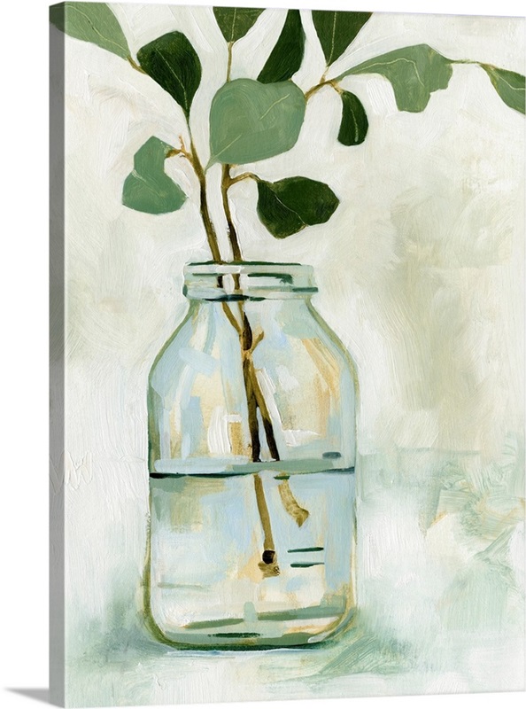 Eucalyptus Branch Still Life II | Great Big Canvas