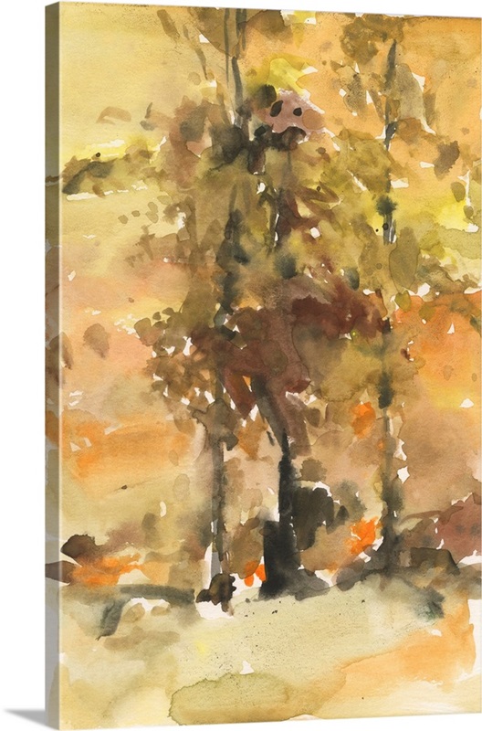 Fall Foliage Watercolor I | Great Big Canvas