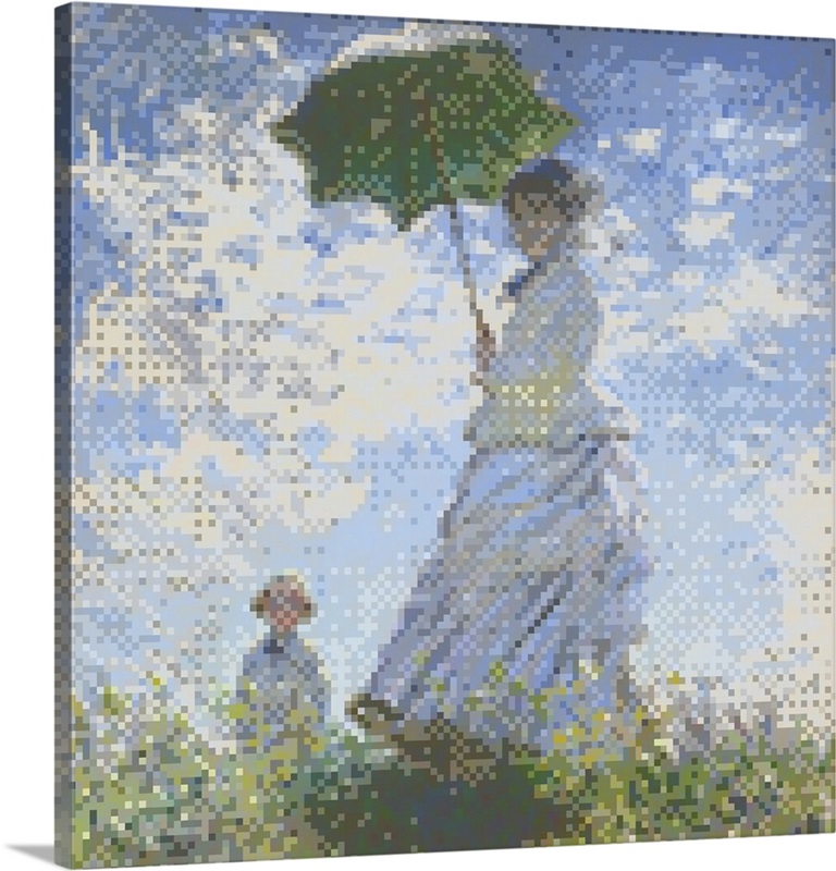 Famous Pixel Paintings IV | Great Big Canvas