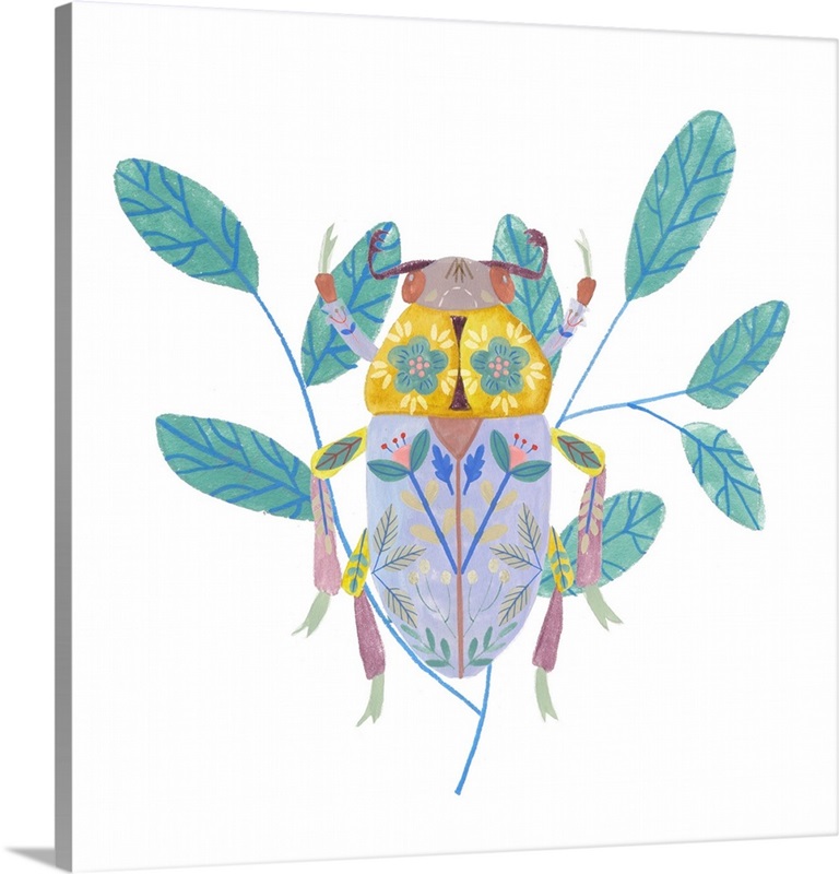 Floral Beetles III | Great Big Canvas