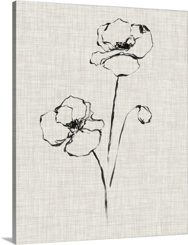 Floral Ink Study III | Great Big Canvas
