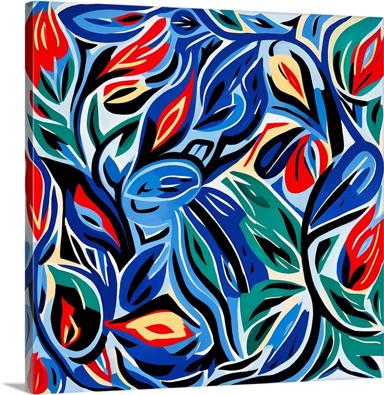 Floral Motif Design I | Great Big Canvas