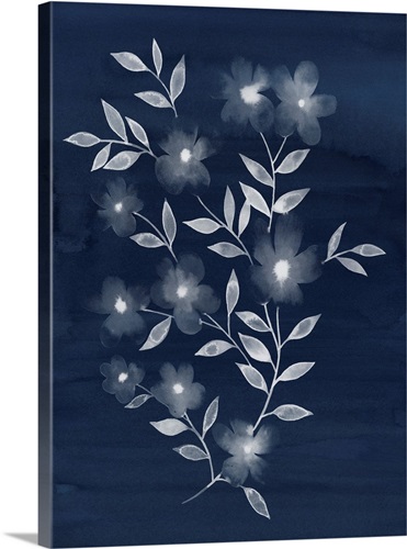 Flower Cyanotype II | Great Big Canvas