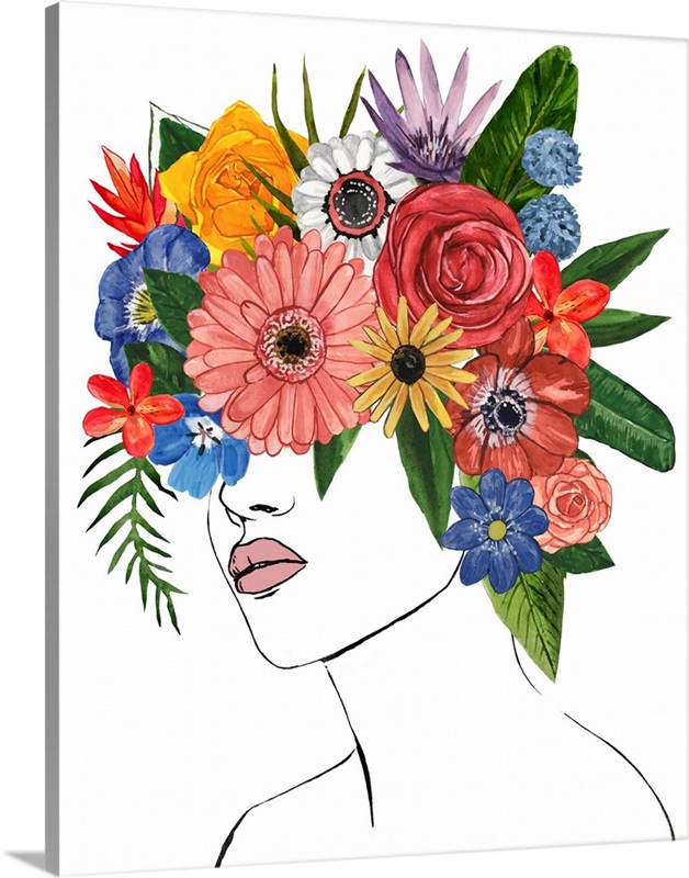 Flower Lady II | Great Big Canvas