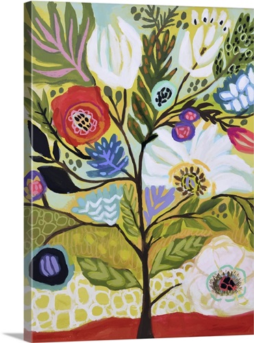 Flower Tree I Wall Art, Canvas Prints, Framed Prints, Wall Peels ...