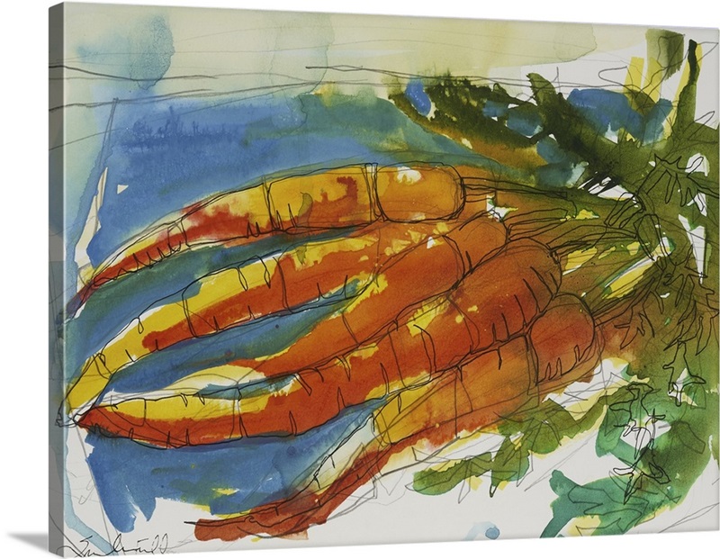 Fresh Carrots II | Great Big Canvas
