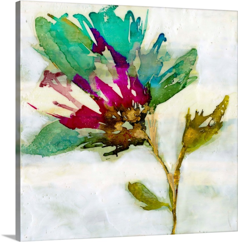 Fuchsia Splash II | Great Big Canvas