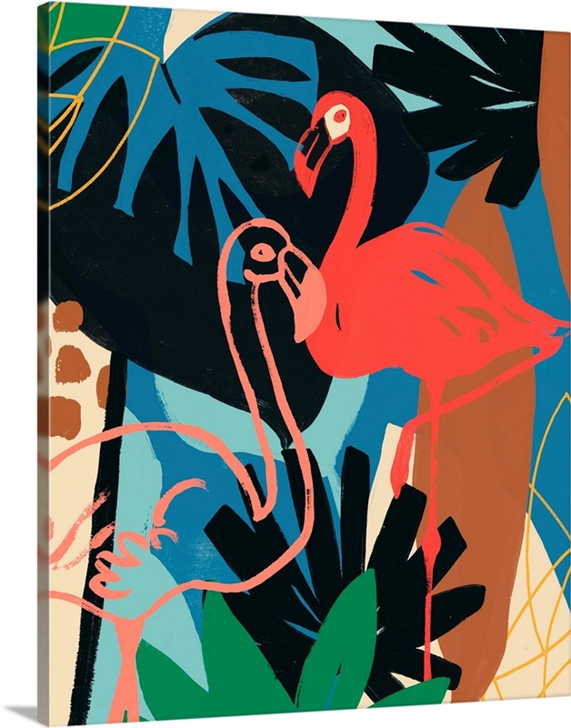 Funky Flamingo II | Great Big Canvas