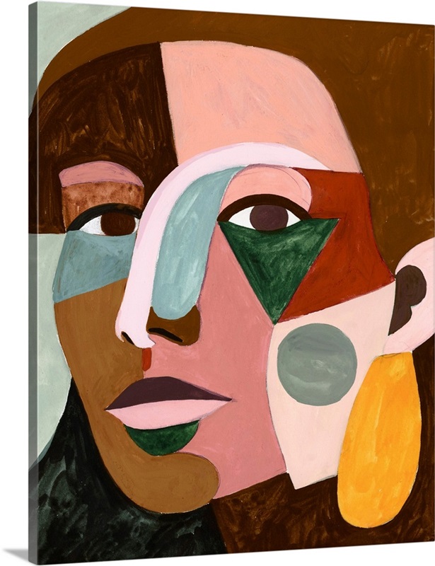 Geo Face I | Great Big Canvas