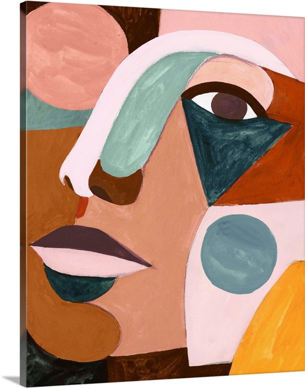 Geo Face IV | Great Big Canvas