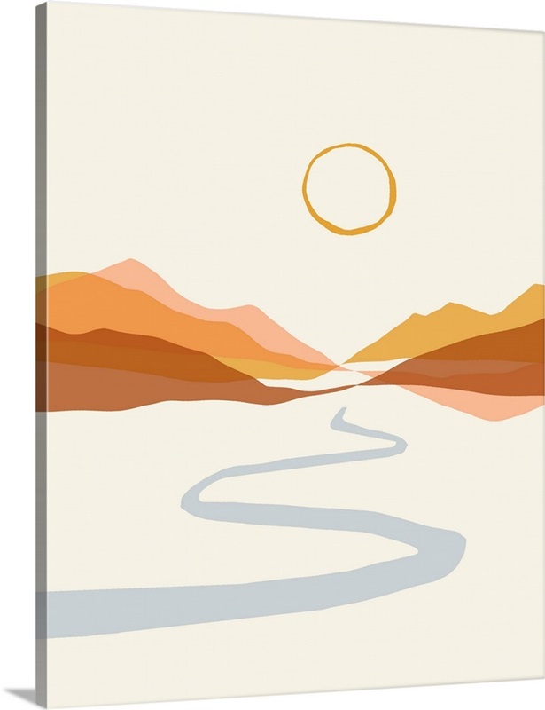 Geo Landscape Line II | Great Big Canvas