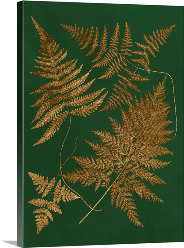 Gilded Ferns II | Great Big Canvas