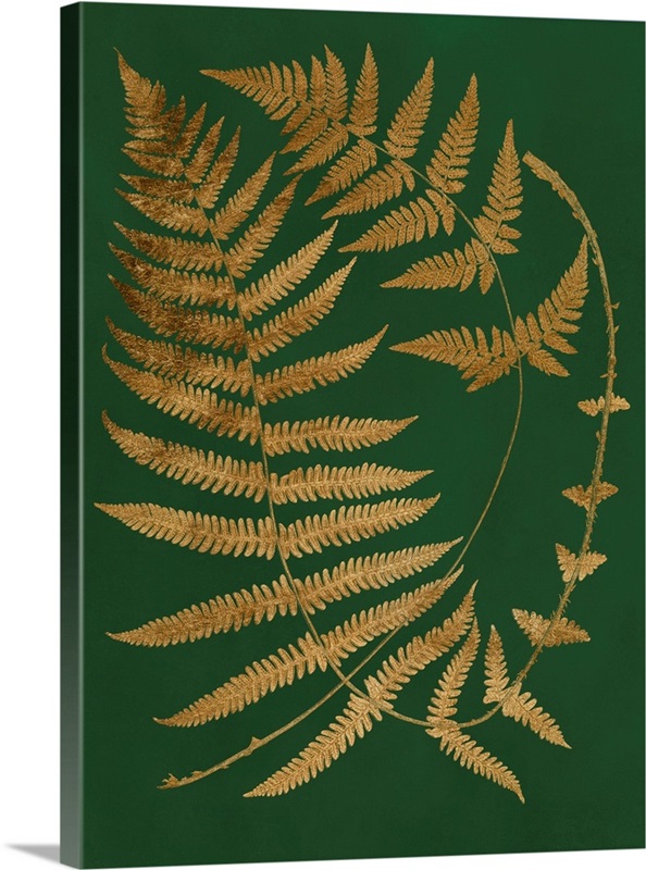Gilded Ferns IV | Great Big Canvas