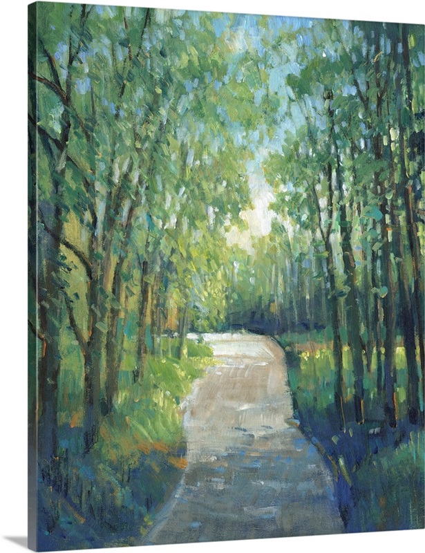 Golden Light Pathways I | Great Big Canvas