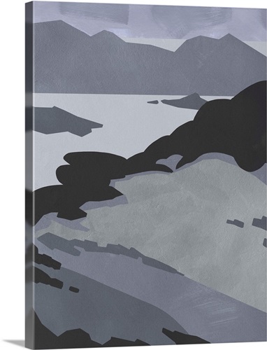 Grayscale Island Chain II | Great Big Canvas