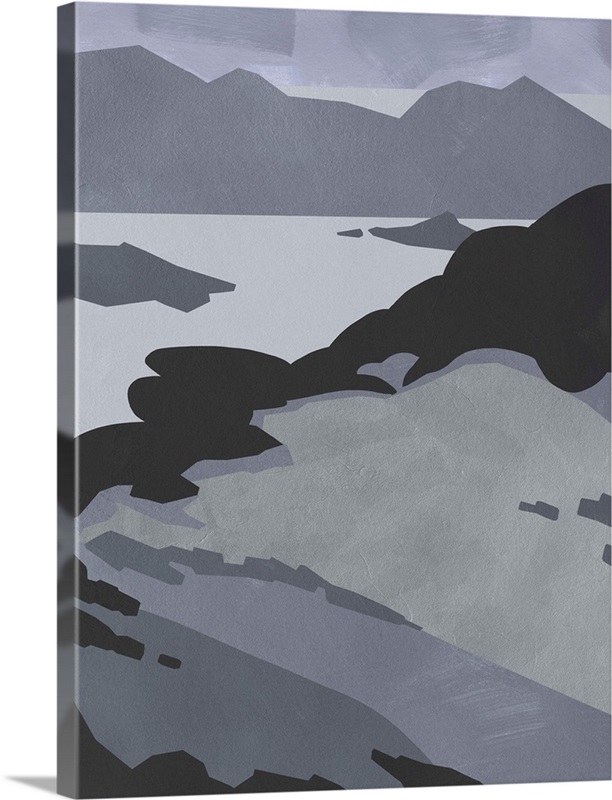 Grayscale Island Chain II | Great Big Canvas