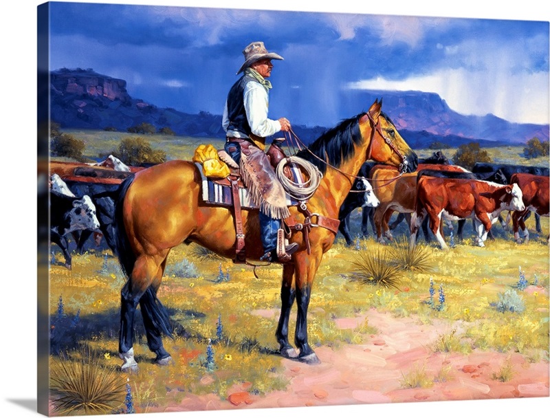 Great American Cowboy | Great Big Canvas