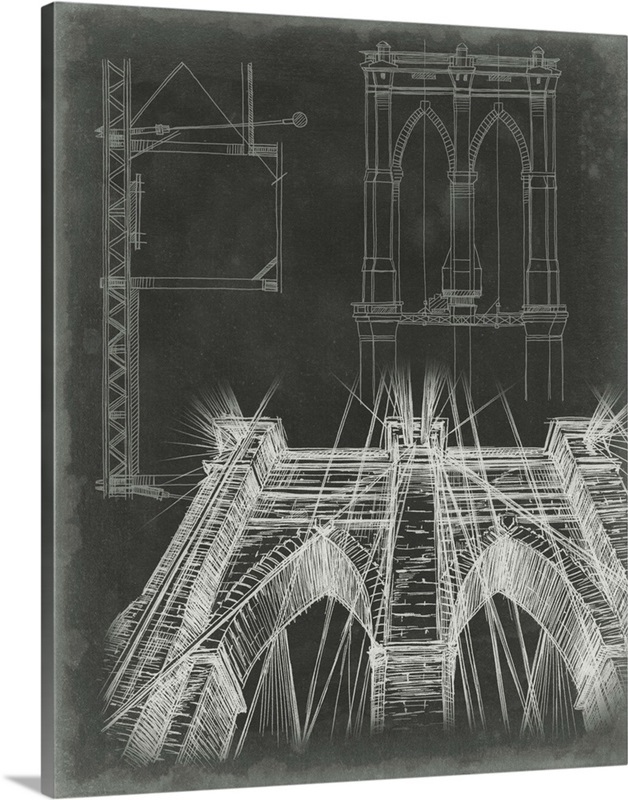 Iconic Blueprint IV | Great Big Canvas