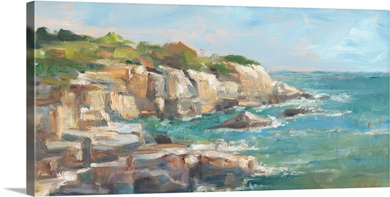 Impasto Ocean View I | Great Big Canvas