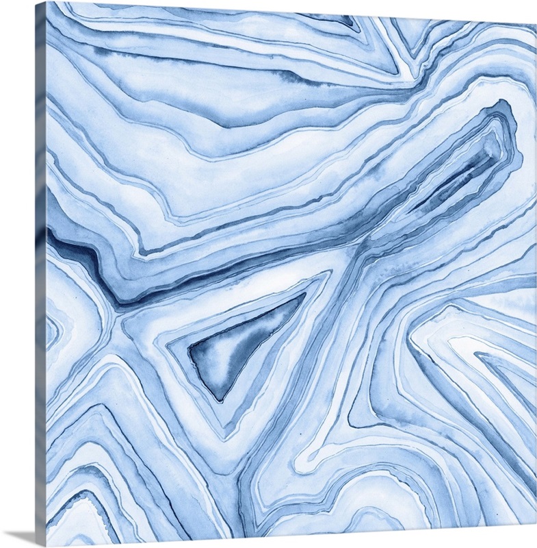 Indigo Agate Abstract I | Great Big Canvas