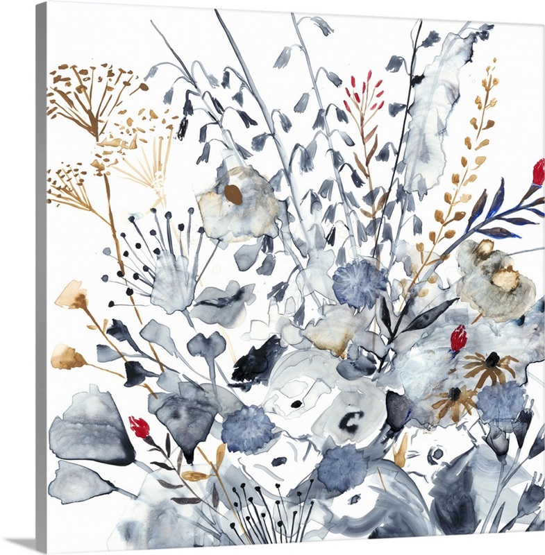 Indigo and Ochre I | Great Big Canvas