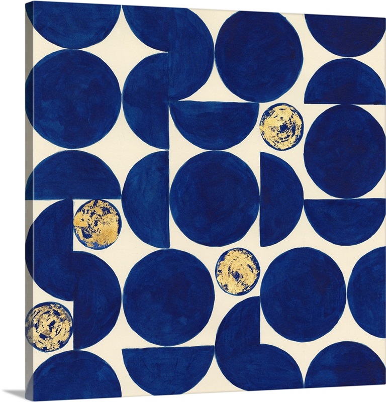Indigo Hemispheres II | Great Big Canvas