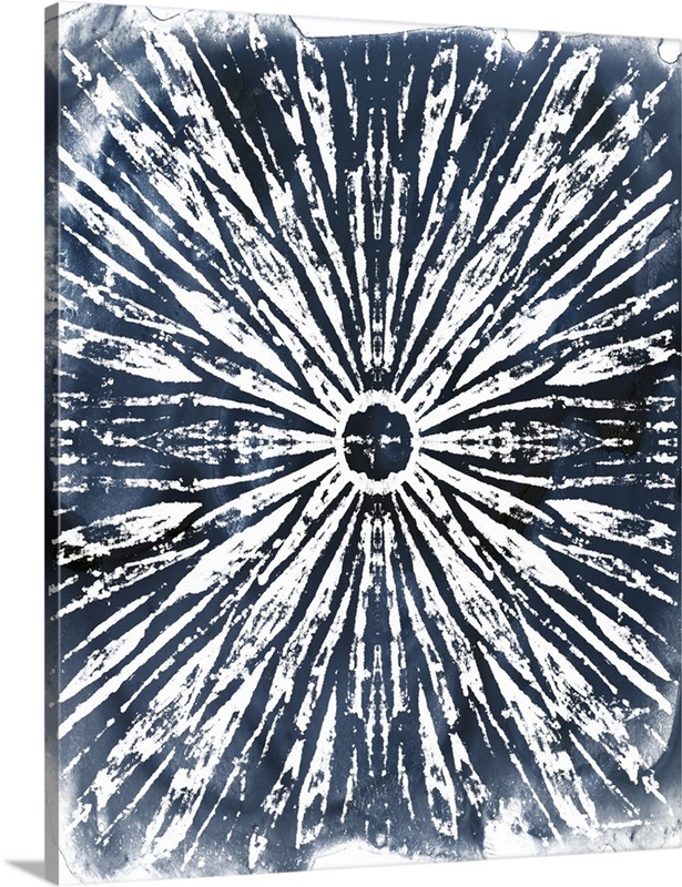 Indigo Ink Motif I | Great Big Canvas