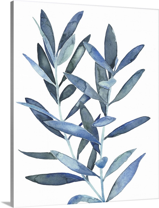Indigo Leaves III | Great Big Canvas
