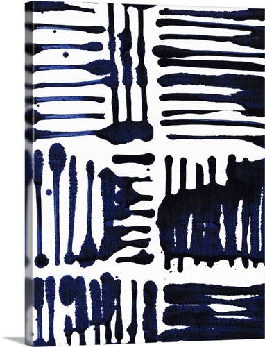 Indigo Stripes II | Great Big Canvas