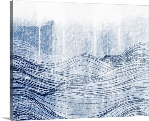 Indigo Waves II | Great Big Canvas