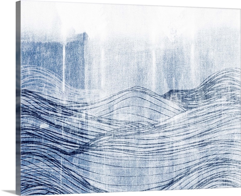 Indigo Waves II | Great Big Canvas