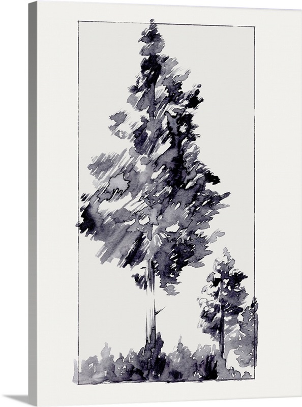 Inky Evergreen I | Great Big Canvas