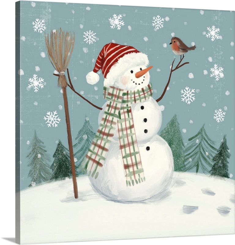 Jolly Snowman I | Great Big Canvas