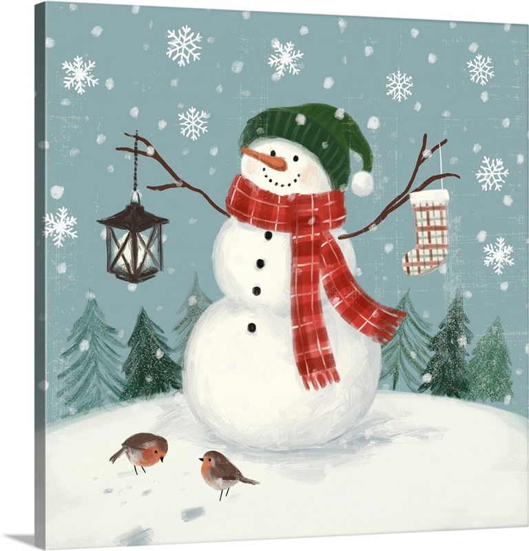 Jolly Snowman II | Great Big Canvas